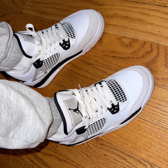 Jordan | Shoes | Size 45 Youth Air Jordan Retro 4s Military Black Color ...